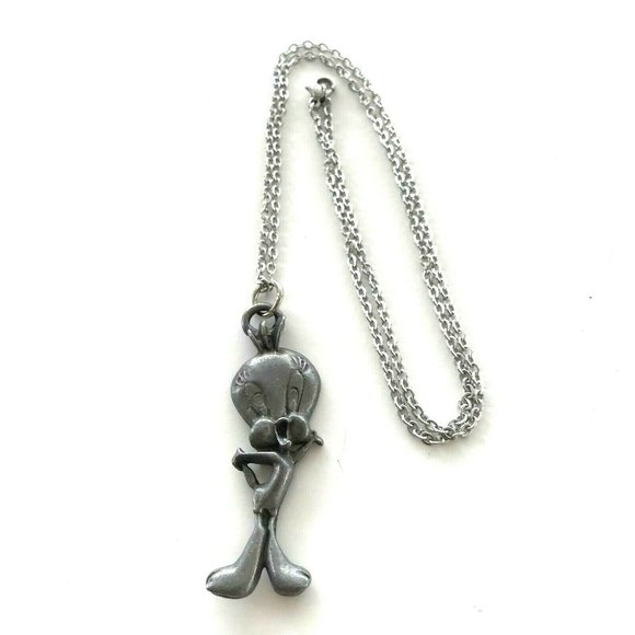 Warner Bros. | Jewelry | Vintage Tweety Bird Pendant 2 Stainless Steel ...